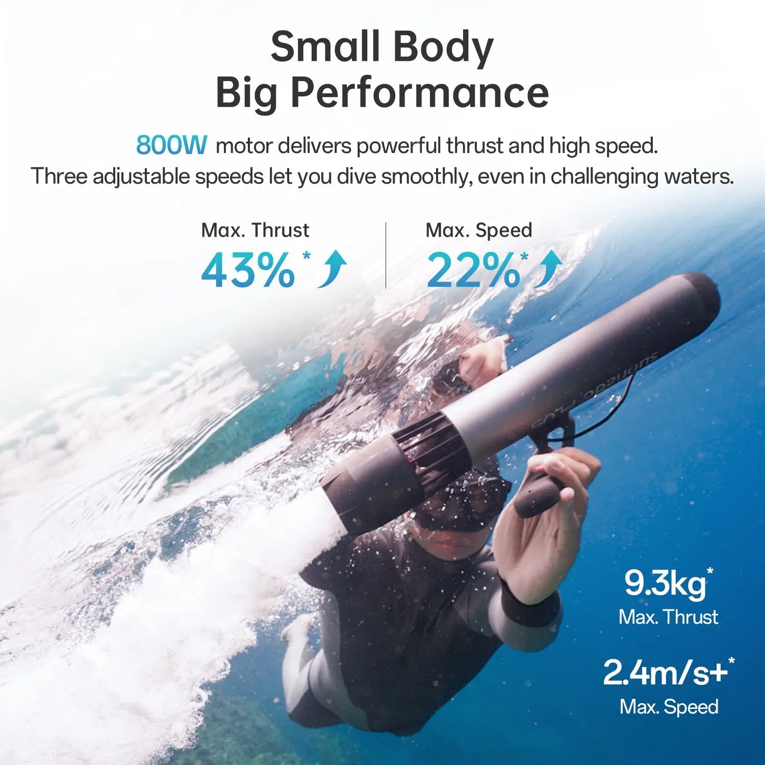 Subnado Underwater Scooter Plus | Powerful underwater exploration tool ...