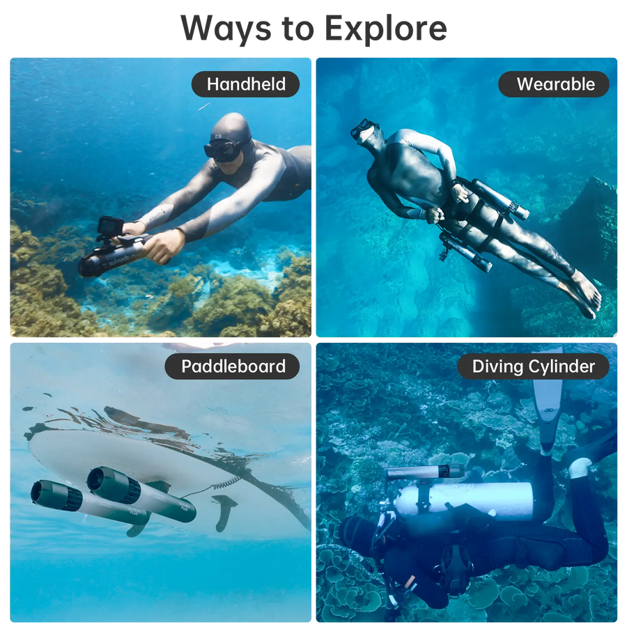 Subnado Underwater Scooter Plus | High-Power Performance Sea Scooter ...
