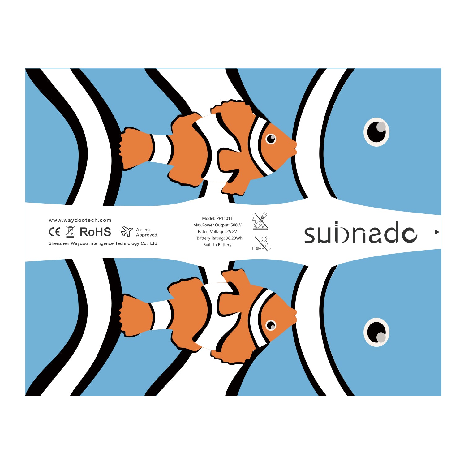 Subnado Sticker Kit – For Lite & Standard – Waydoo