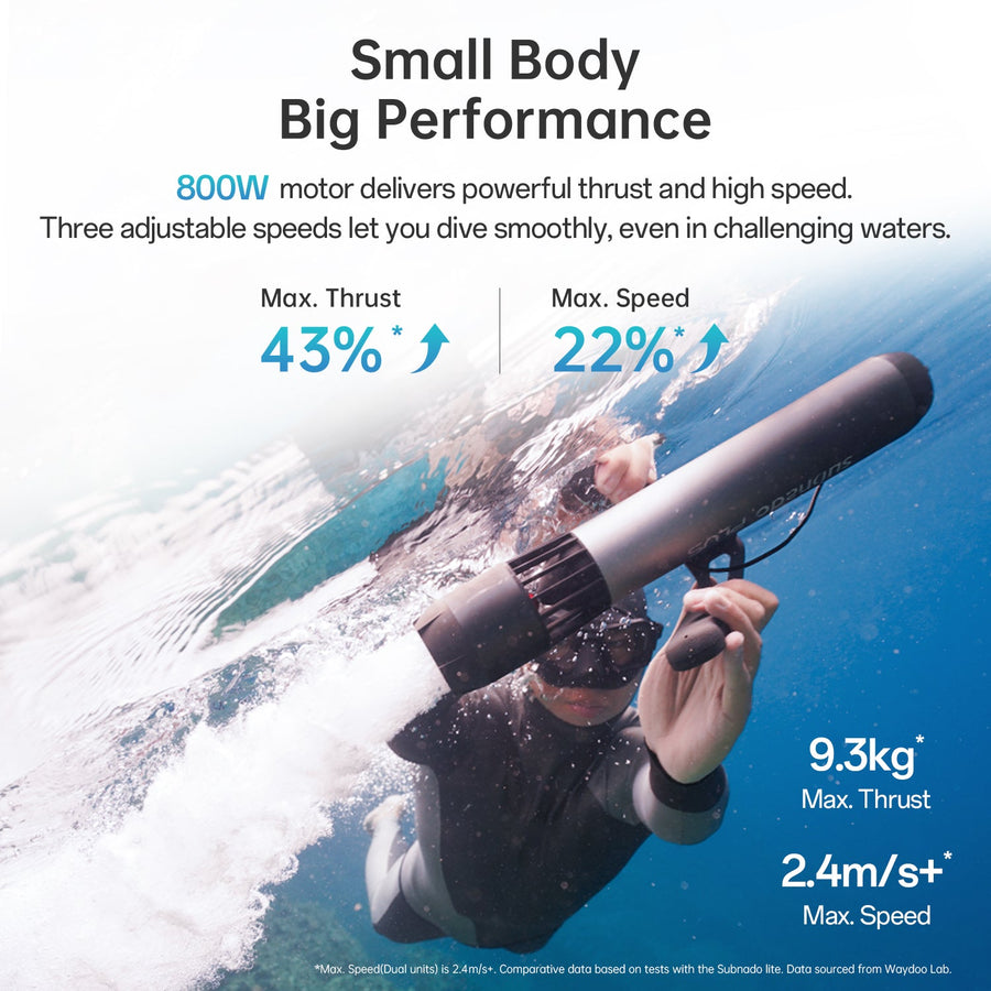 Subnado Underwater Scooter Plus | High-Power Performance Sea Scooter ...